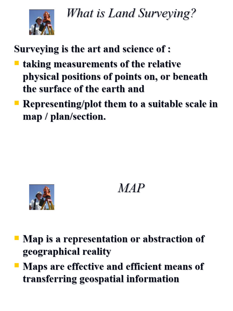 Land Surveying | PDF | Surveying | Map