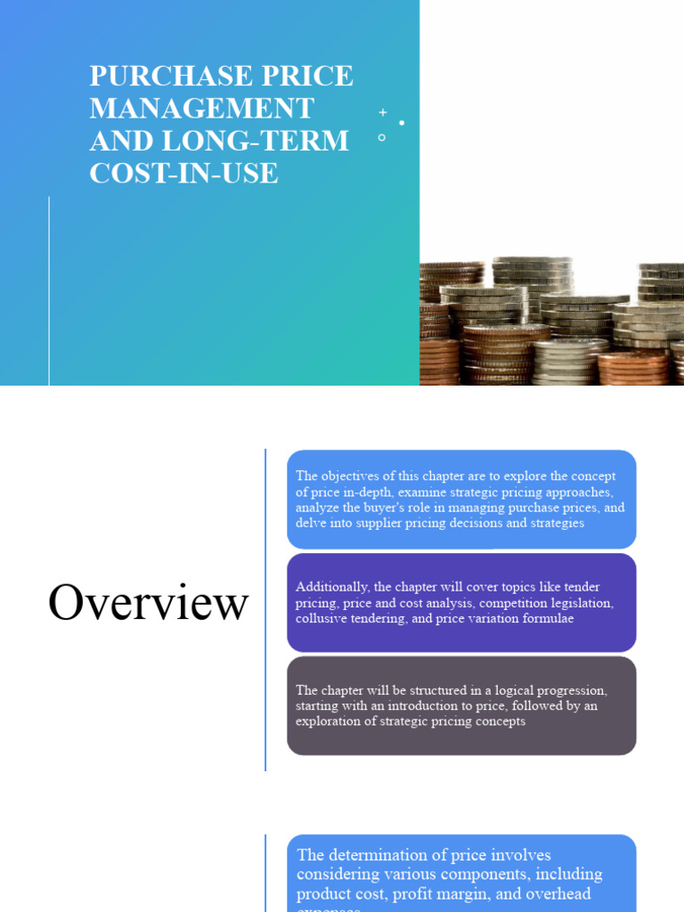 Strategic Pricing In Procurement Management Pdf Pricing Procurement