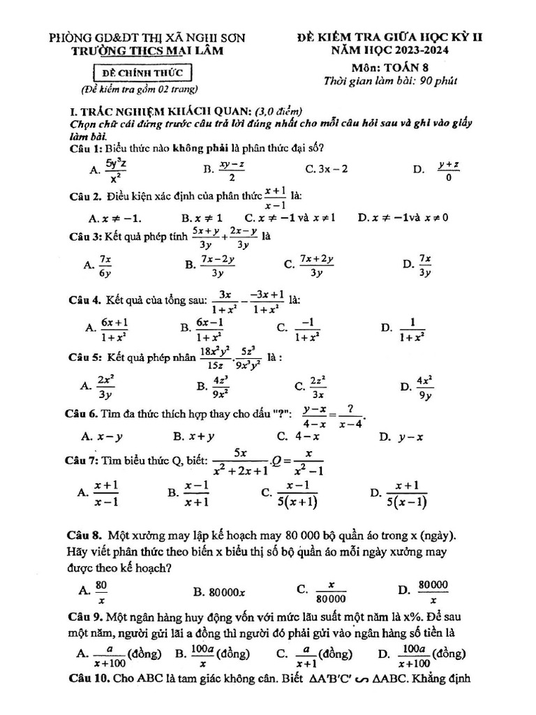 de-giua-hoc-ky-2-toan-8-nam-2023-2024-truong-thcs-mai-lam-thanh-hoa | PDF