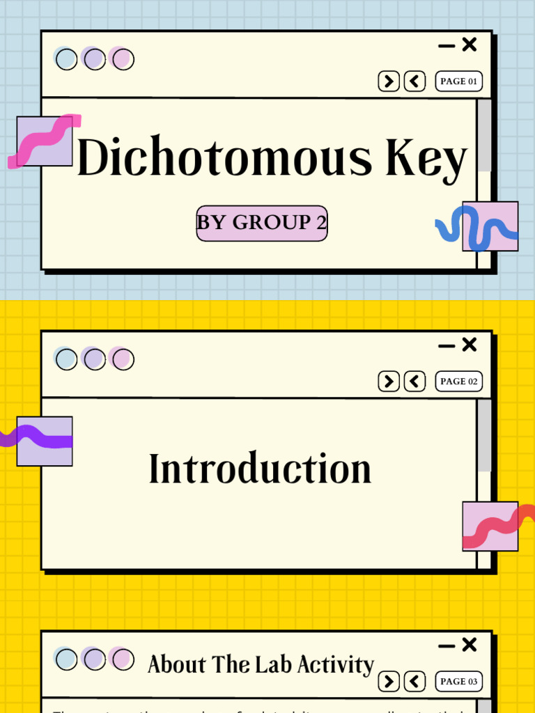 Constructing Dichotomous Keys in Lab | PDF | Taxonomy (Biology) | Species