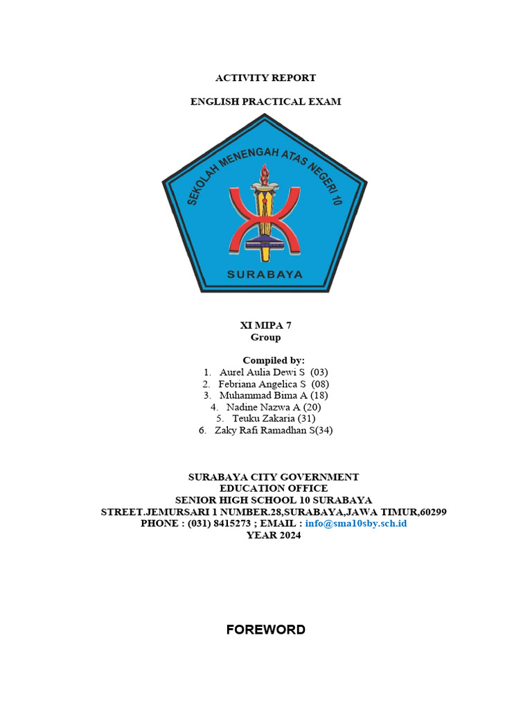 laporan bing uprak | PDF | Foods | Cuisine