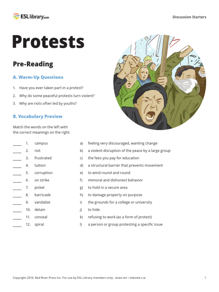 Protests | PDF | Police | Riot