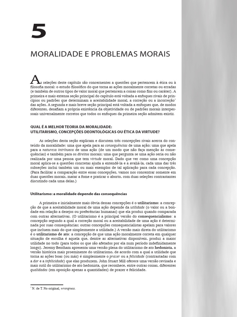 Utiliarismo - Textos Fundamentais Comentados-Artmed - Bentham - Mill - Smart - Williams | PDF ...