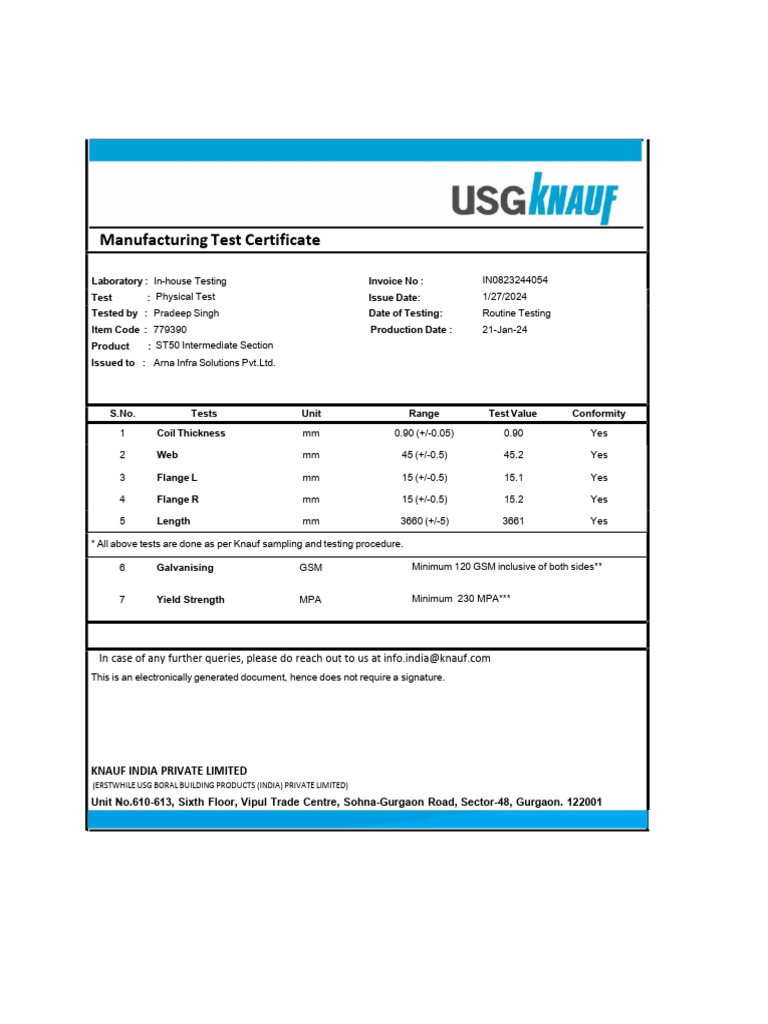 ST50 Intermediate Section | PDF