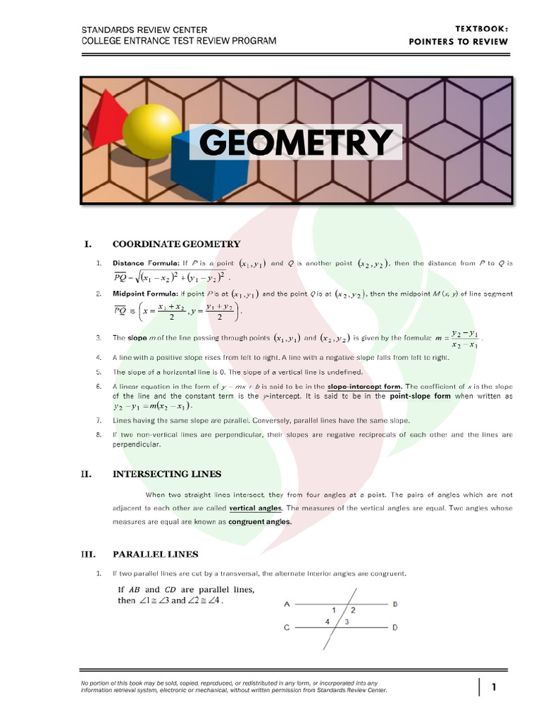 Geometry (SRC) | PDF