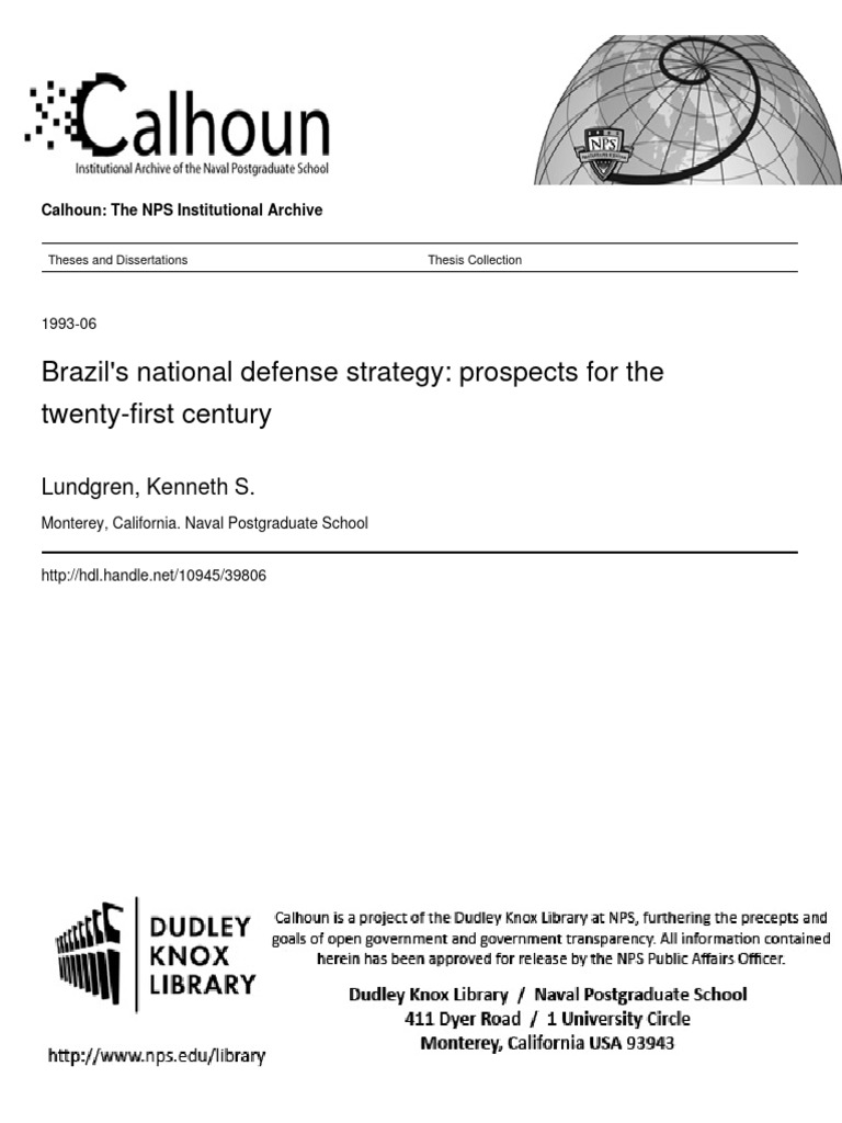 Brazil's Defense Strategy for 21st Century | PDF | Geopolitics | Brazil