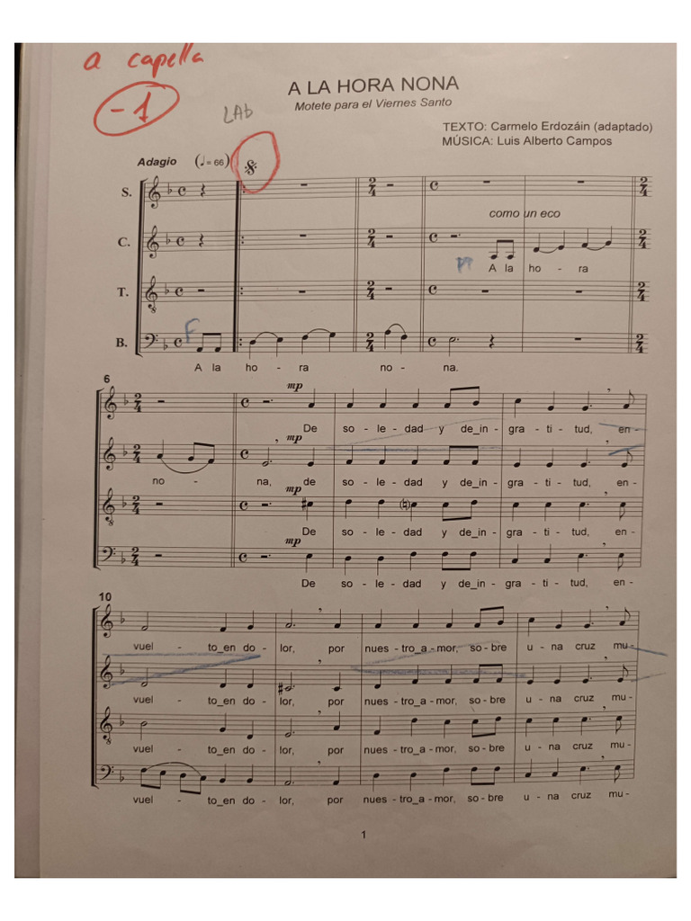 6 A La Hora Nona | PDF