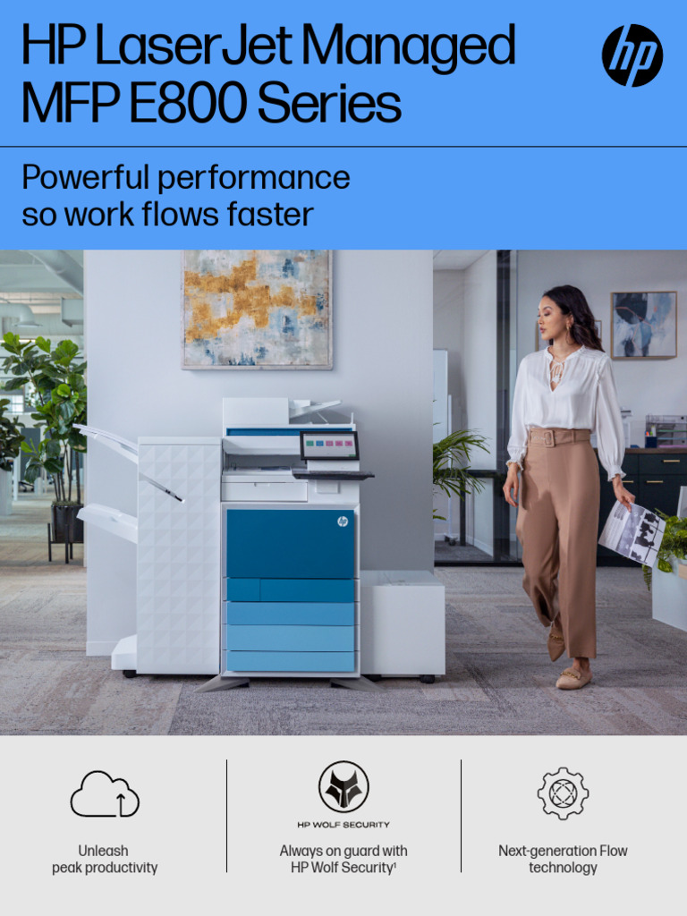 HP E877 Printer Brochure | Download Free PDF | Image Scanner | Printer ...