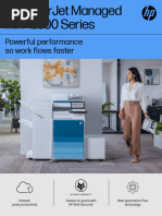 HP Color Laserjet Managed MFP E877Dn Printer Series: Datasheet | PDF ...