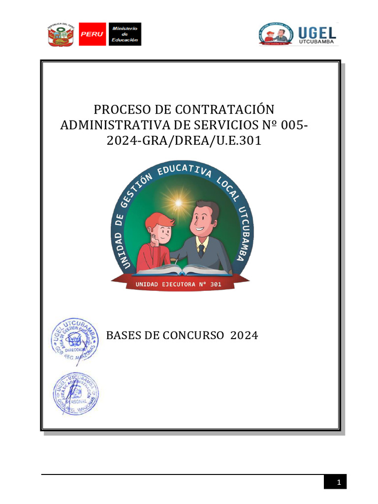 Proceso CAS 2024: Bases y Etapas | PDF | Derecho laboral | Invalidez