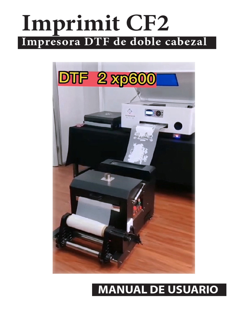 CF2-DTF-instrucciones - Protegido | PDF | Impresora (Computación) | Color