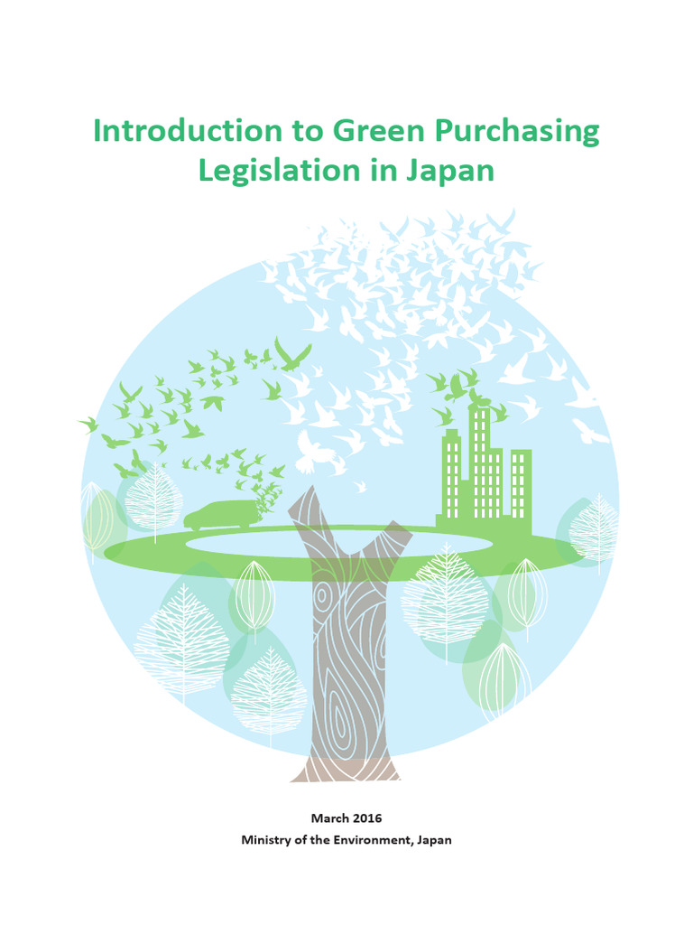 Introduction To Green Purchasing Legislation in Japan: March 2016 ...