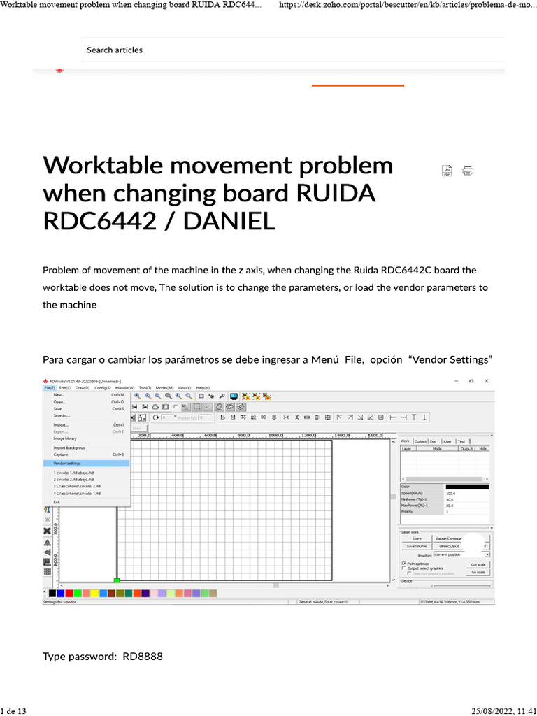 Parametros Motores Ruida | PDF | Technology & Engineering
