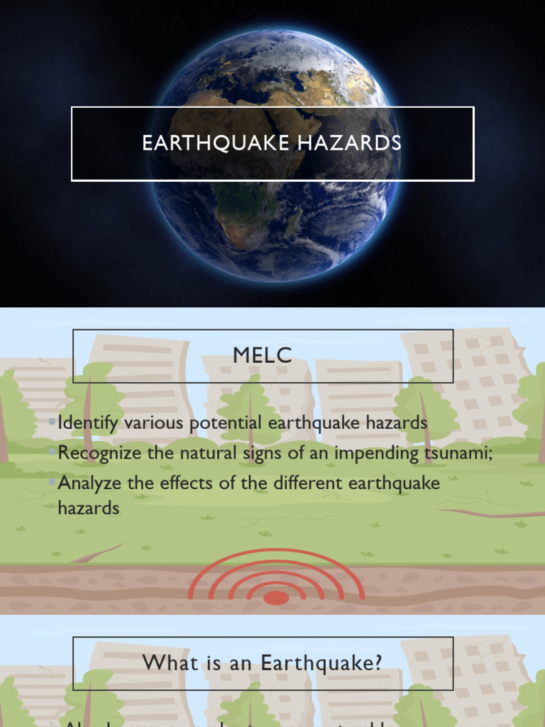 Chp4 Earthquake Hazards | PDF | Earthquakes | Tsunami