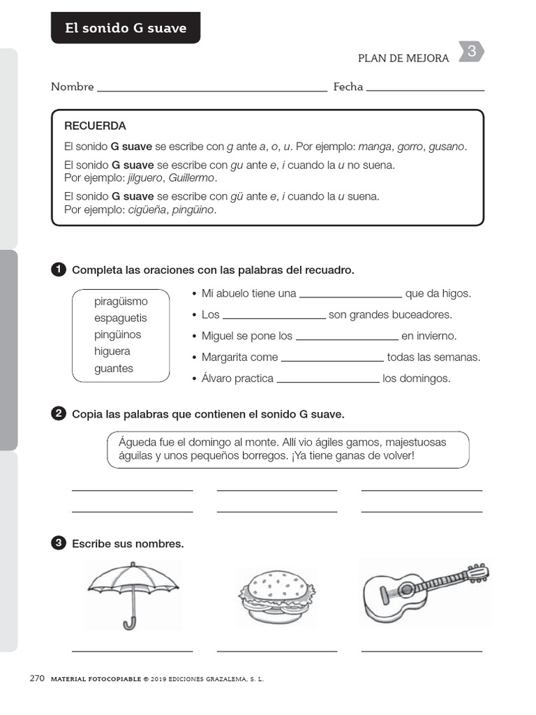 FICHA MEJORA SONIDO G SUAVE | PDF