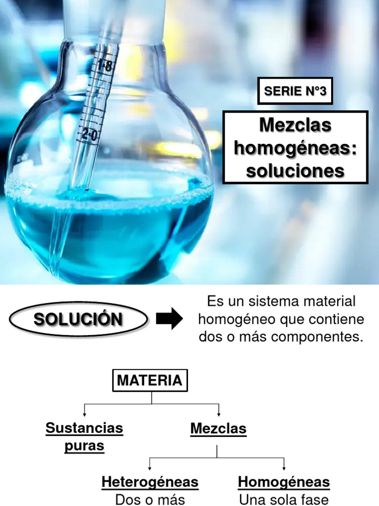 SERIE 3. Mezclas homogéneas - Soluciones (1) | PDF | Concentración ...