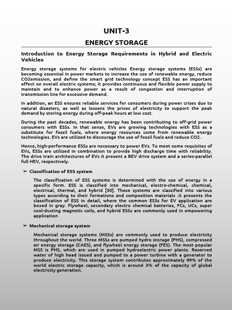 Unit 3 2 | PDF | Capacitor | Energy Storage