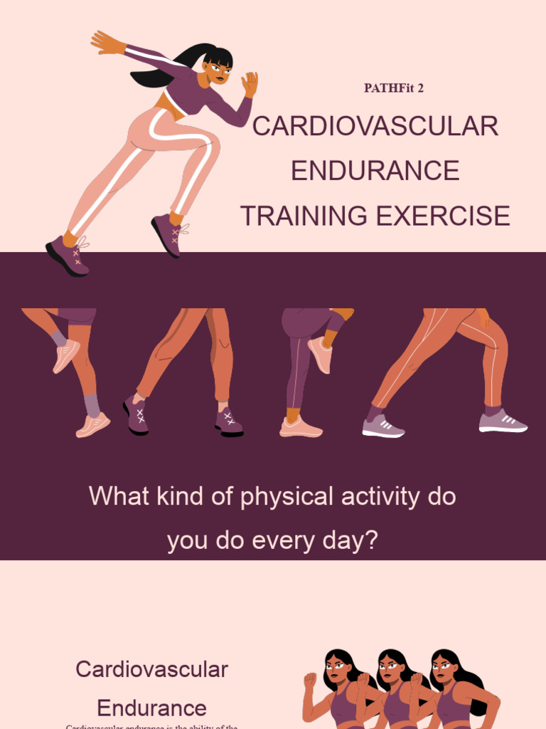 Cardiovascular Endurance Exercise Training | PDF | Aerobic Exercise ...