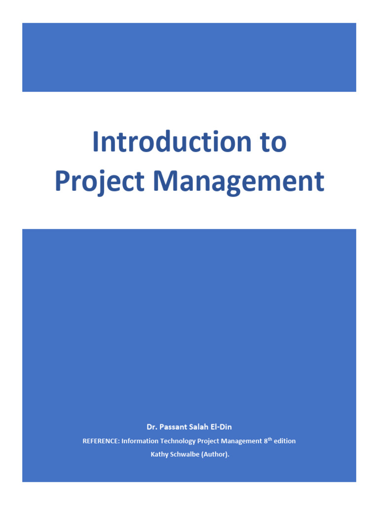 1 Chapter 1 Introduction To Project Management Pdf Project Management Computer Program