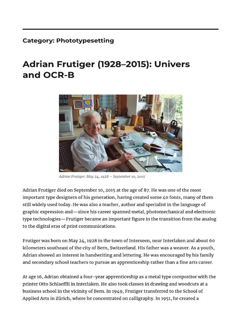 Phototypesetting - MULTIMEDIAMAN | PDF