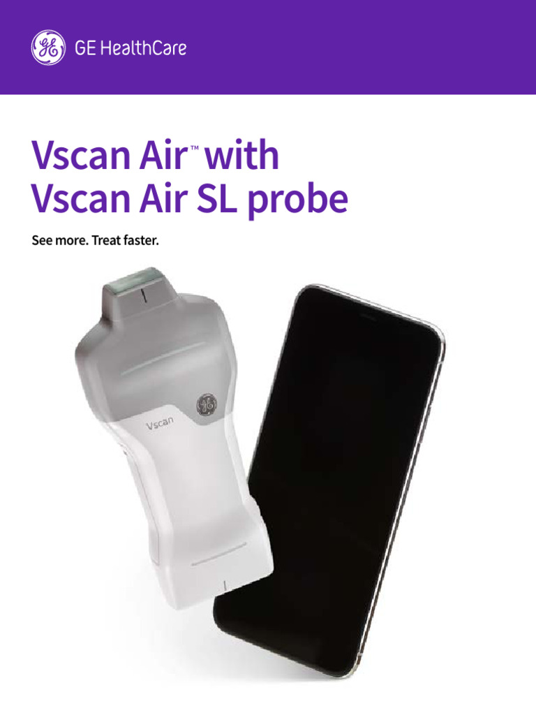 Vscan-Air-SL-Data-Sheet | PDF | Medical Ultrasound | Android (Operating ...