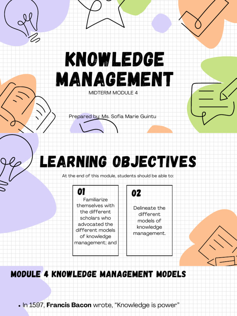 KM - Midterm Module 4 | PDF | Tacit Knowledge | Knowledge Management