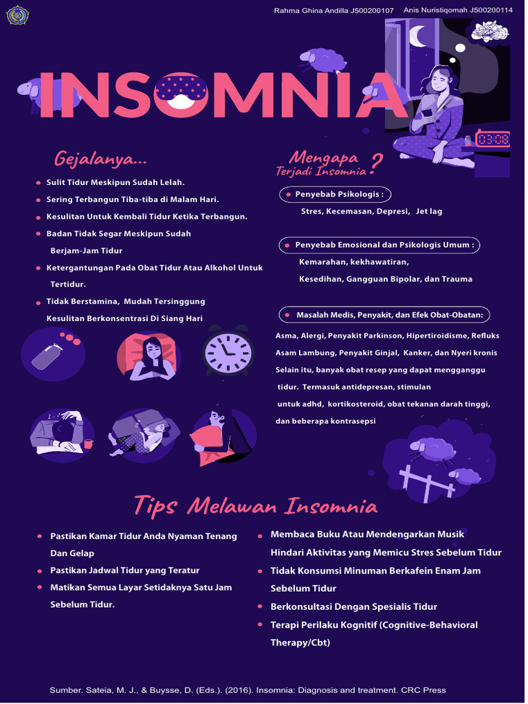 Mengatasi Insomnia: Penyebab & Solusi | PDF | Gaya Hidup