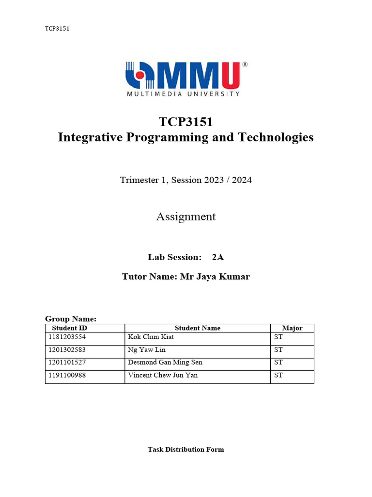 Lab2a KokChunKiat | PDF | Computer Programming | Software Engineering