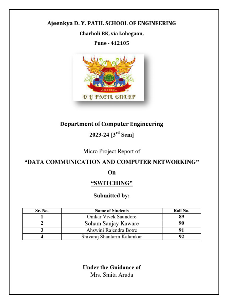 dcc | PDF | Computer Network | Packet Switching