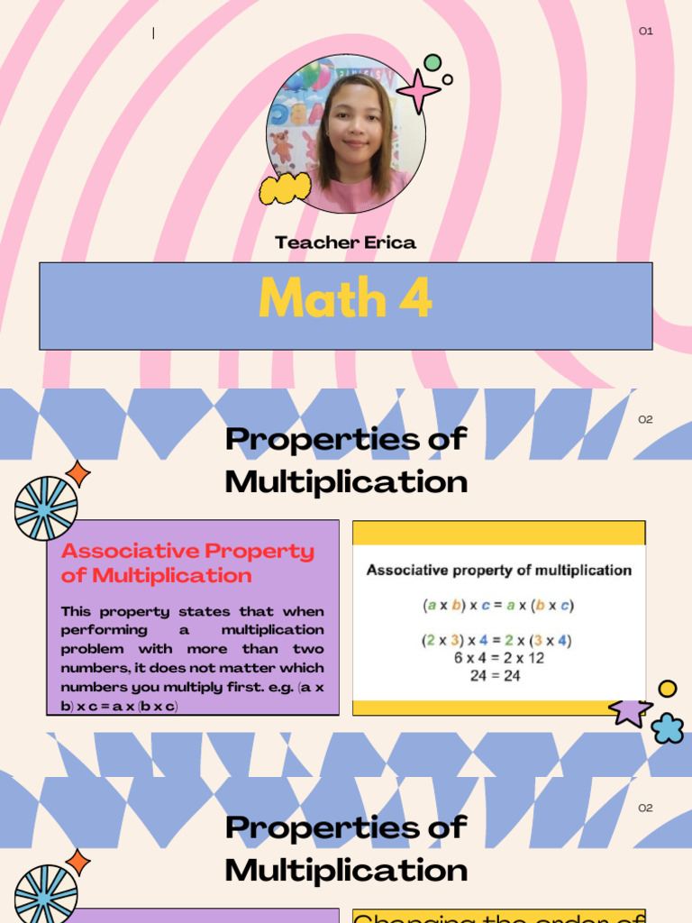 Associative Property of Multiplication | PDF | Multiplication | Applied ...