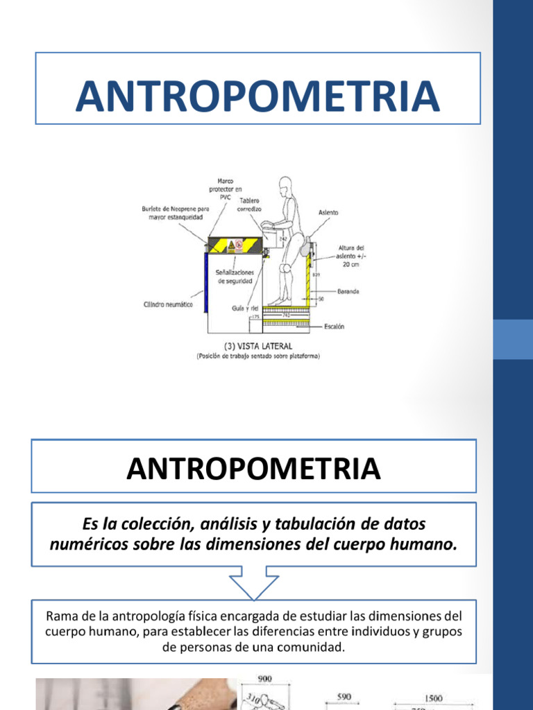 1 2 Antropometria Pdf Antropometría