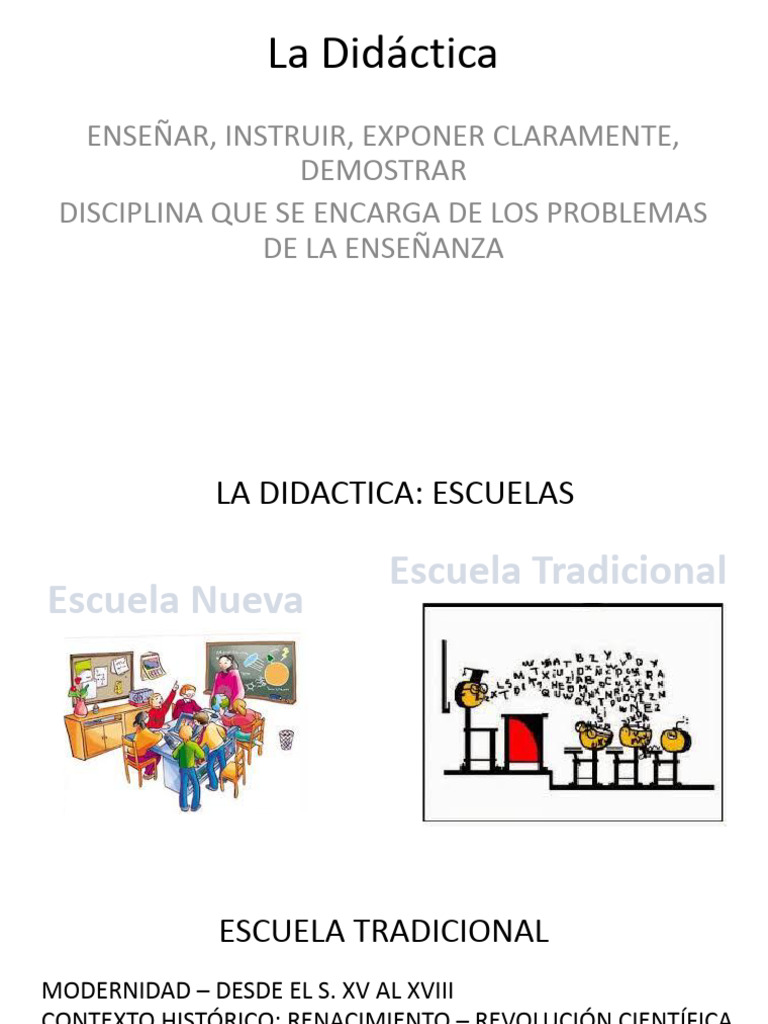 Didactica Escuelas | PDF | Pedagogía | Sociología