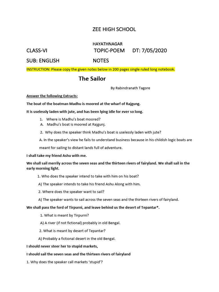 7th-english-cls6 | PDF