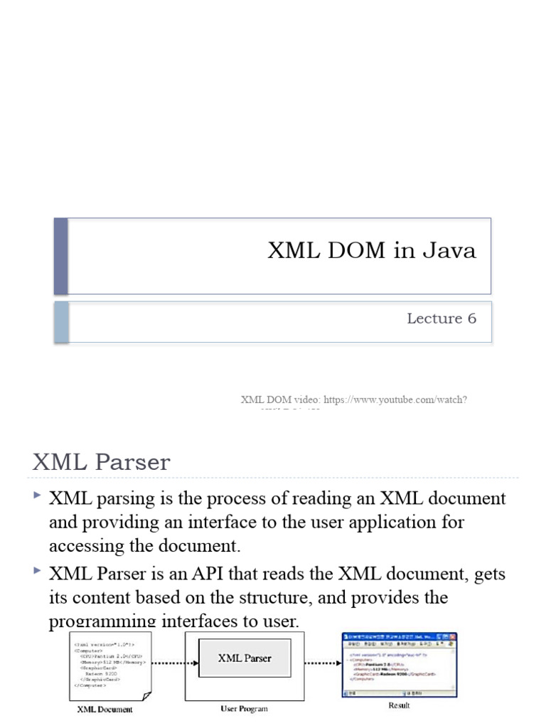 TCP Lec06 | PDF | Document Object Model | Xml