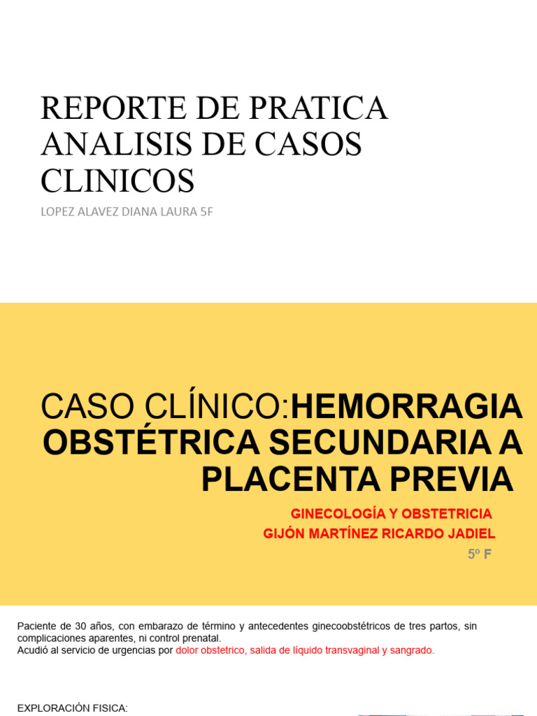 CASOS CLINICOS GINECOLOGIA | PDF | El embarazo | Hipertensión CASOS CLINICOS GINECOLOGIA | PDF | El embarazo | Hipertensión