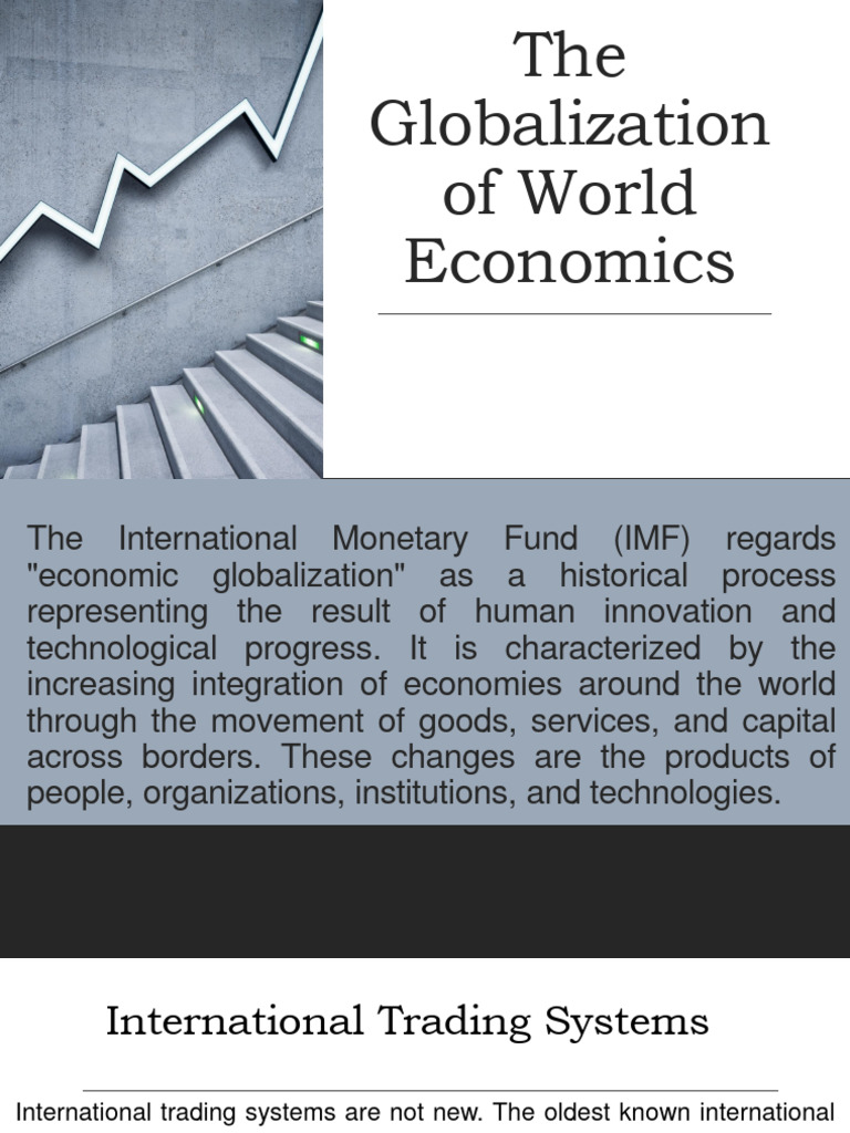 Economic Globalization and Trade History | PDF | Trade | Globalization