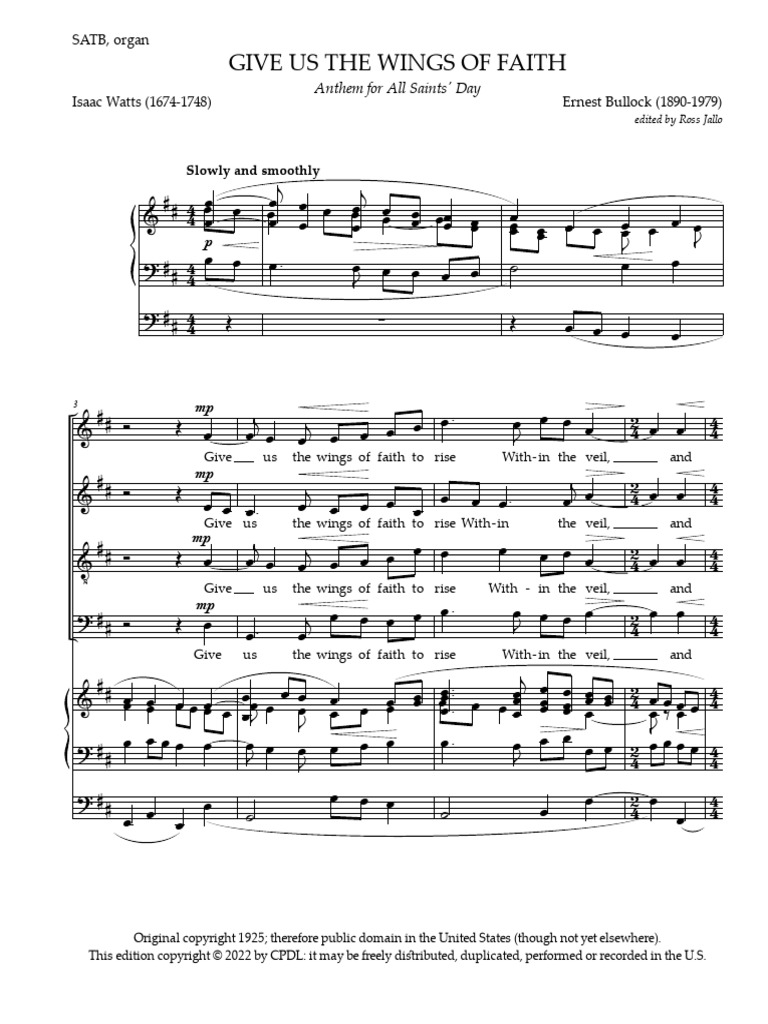 Bullock - Give Us The Wings of Faith | PDF | Freedom Of Expression Law ...