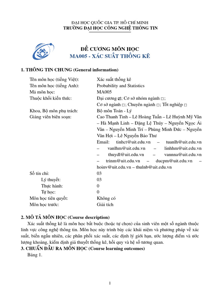 De Cuong Chi Tiet XSTK | PDF