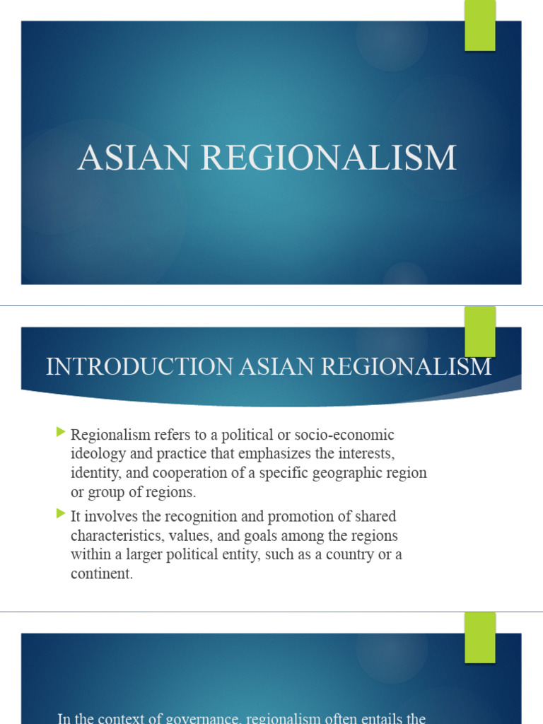 Asian Regionalism | PDF | Political Science | Economies