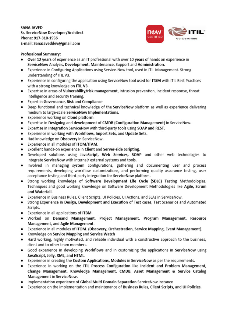 _Sana_Javed_Resume__ | PDF | Software Development Process | Web Service