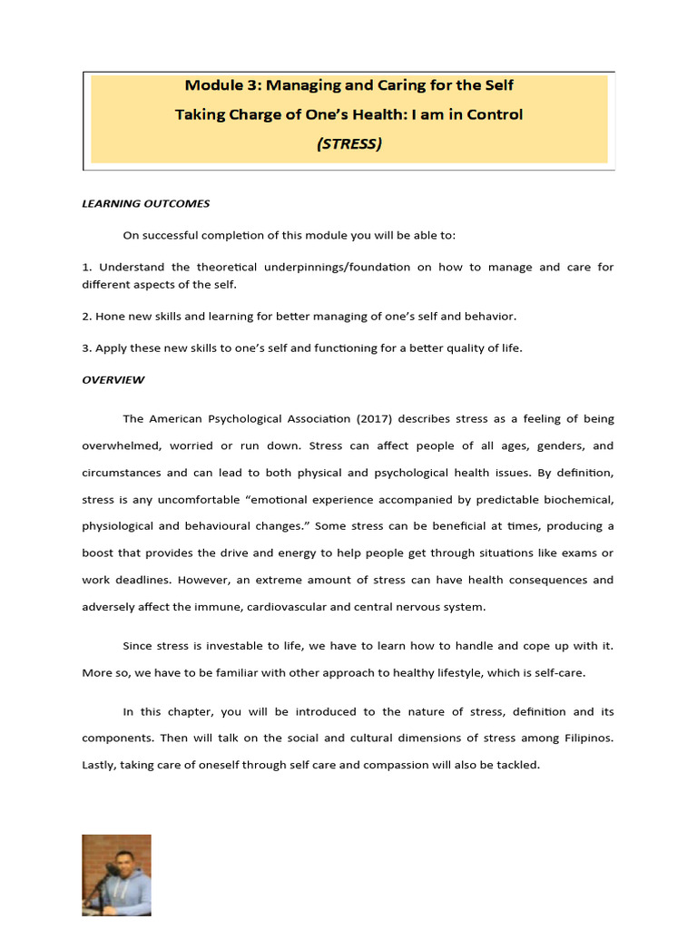 Module 3 | Download Free PDF | Stress (Biology) | Anxiety