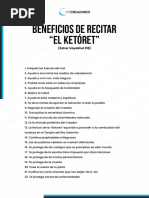 Oración del Ketóret en Hebreo y Español | PDF | Oración | Creencia ...