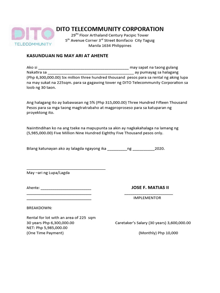 Dito Telecommunity Corporation | PDF