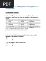 Diabetes Self-Management Questionnaire (DSMQ) | PDF | Diabetes ...
