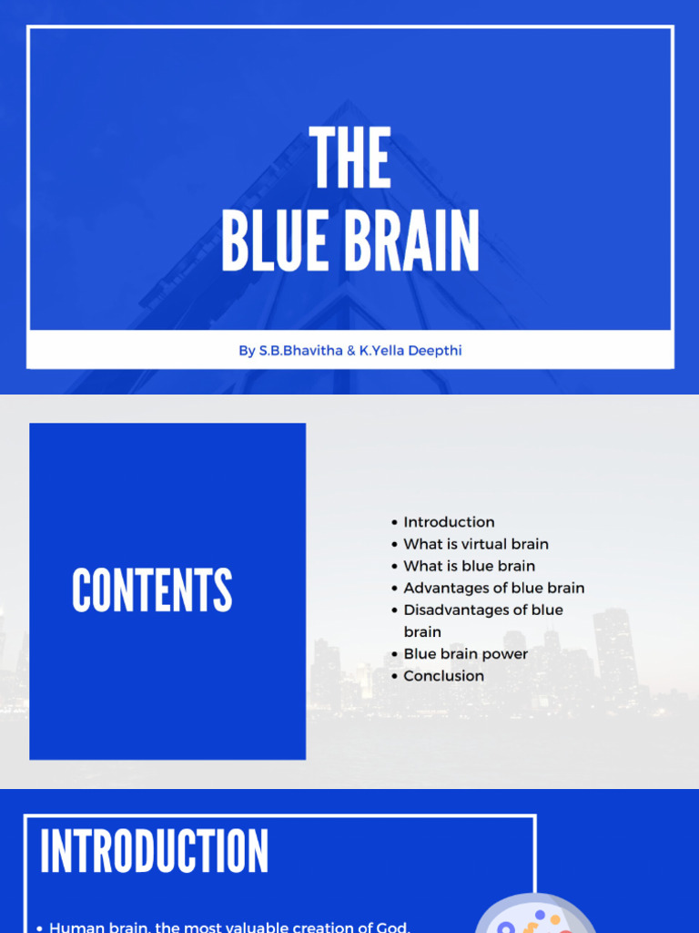 112 - The Blue Brain | PDF