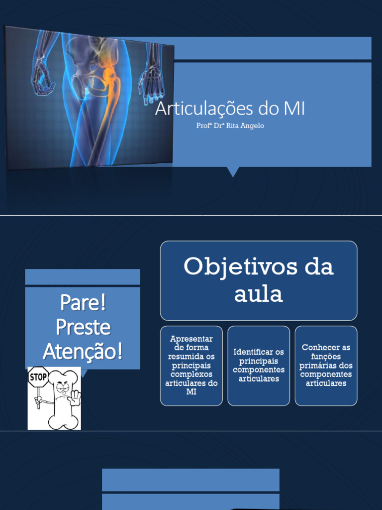 Articulações Dos MMII | PDF | Joelho | Pélvis