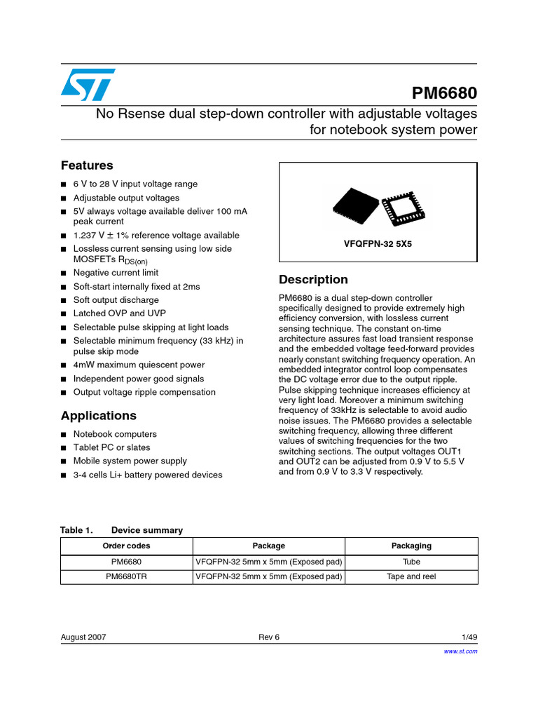 PM6680 | PDF | Power Supply | Electrical Equipment