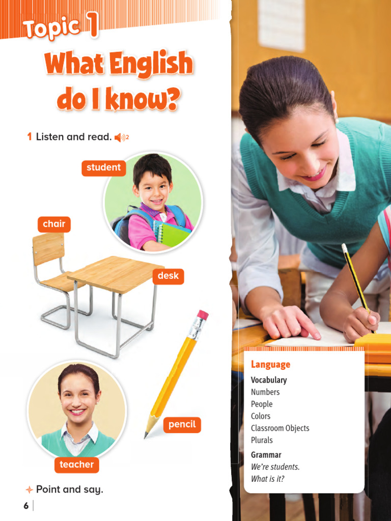 First English Words for Beginners | PDF | Classroom | Learning