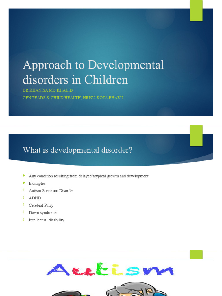 ASD, ADHD - Developmental Disorders in Children | PDF | Developmental ...