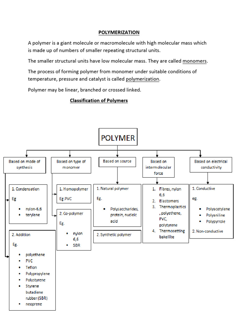 POLYMERIZATION | PDF | Polymers | Polyethylene
